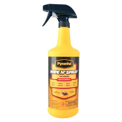 Pyranha Wipe N' Spray Fly Spray | RS Saddlery