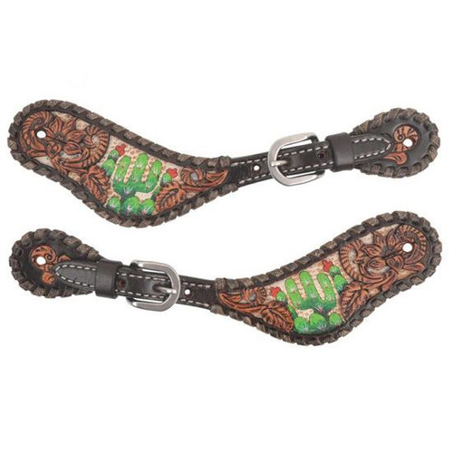 Circle Y Cactus Country Spur Straps | RS Saddlery