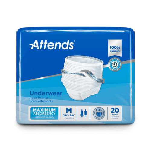 Attends Underwear, Maximum Absorbency, Medium | Incontinence