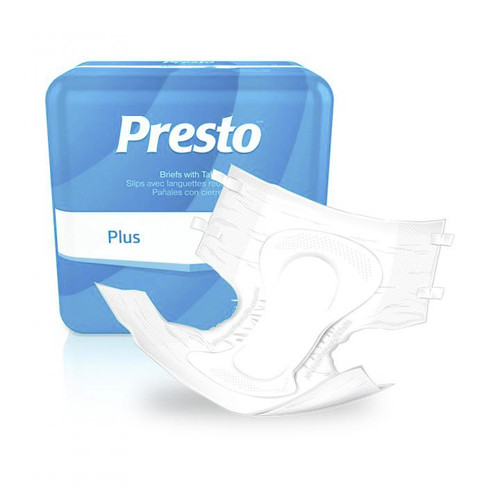 Presto Plus Full Fit Briefs, XL | DASH
