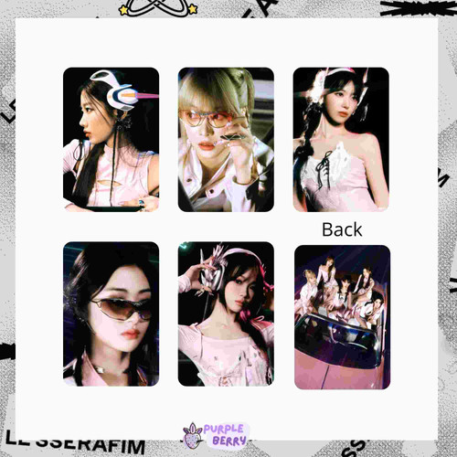 Perfect night concept Lesserafim photocards | Purple Berry