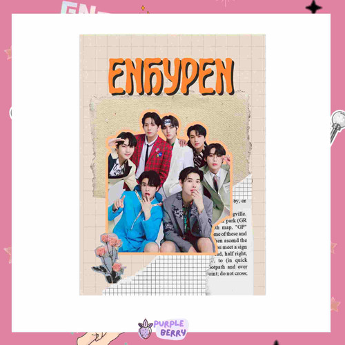 Enhypen Notebook collection | Purple Berry