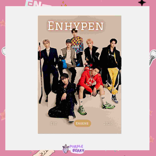 Enhypen Notebook collection | Purple Berry