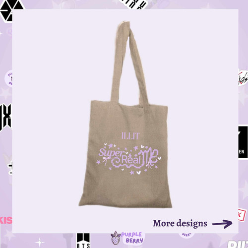 ILLIT Tote collection | Purple Berry