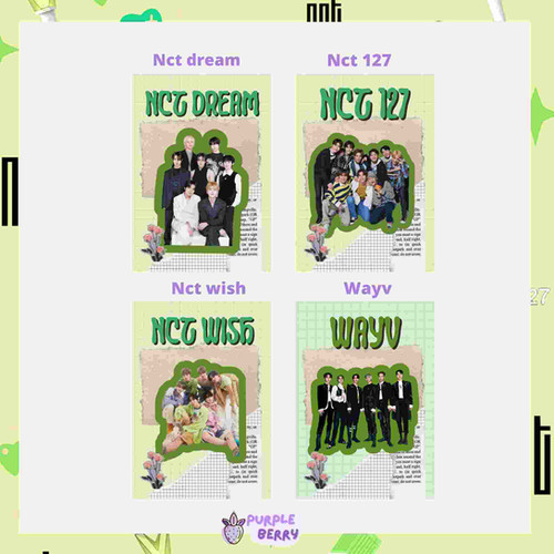 NCT Notebook collection | Purple Berry