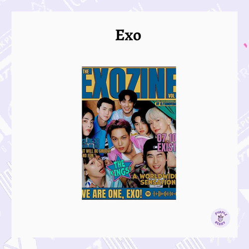 EXO Notebook collection | Purple Berry