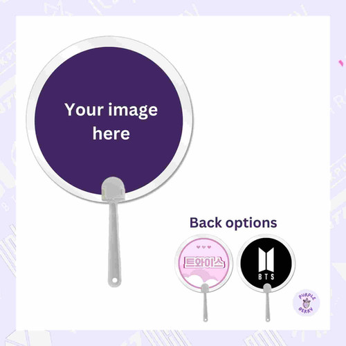 Custom Picket fan | Purple Berry