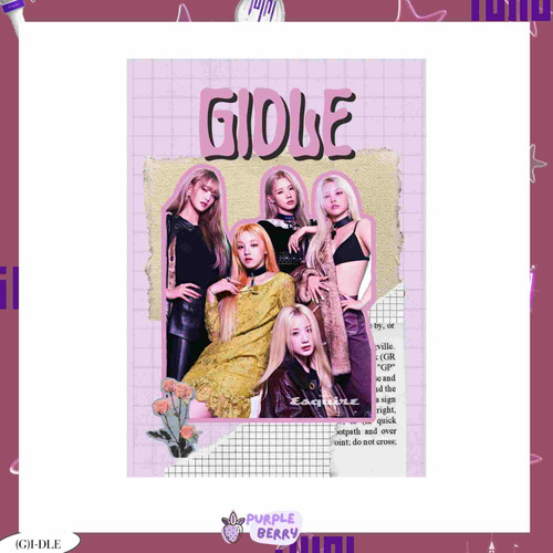 Gidle Notebook collection | Purple Berry