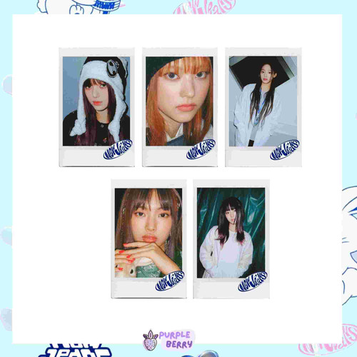 Ditto New jeans polaroids | Purple Berry