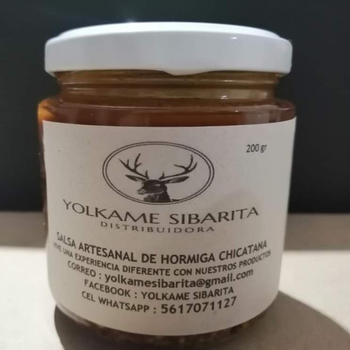 SALSA DE HORMIGA CHICATANA CON CACAHUATE(MANI) | Yolkame sibarita