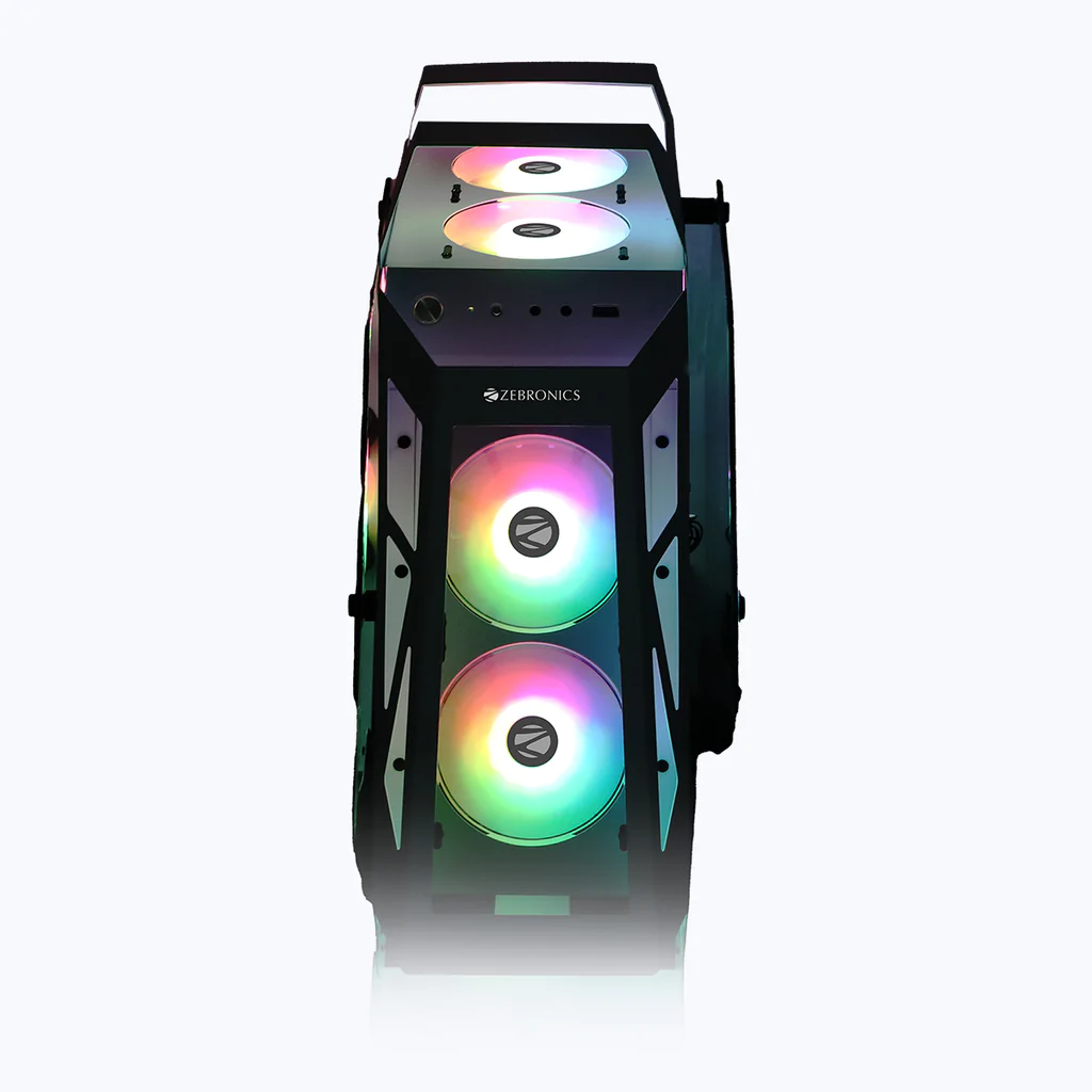 ZEBRONICS Zeb-Valhala Premium Gaming Cabinet with RGB Sync (Black ... ZEBRONICS Zeb-Valhala Premium Gaming Cabinet with RGB Sync (Black ...