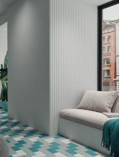 STRIPES Ice White Matte | BurlingtonDG