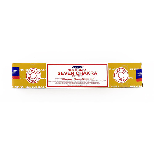 Seven Chakra Satya Incense | STICKS & STONES