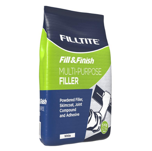 Filltite Fill & Finish Multi Purpose Filler White 5Kg | Topdec Dec
