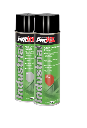 ProXL Industrial Red Oxide Anti Corrosion Primer Aerosol 500ml | Topdec Dec