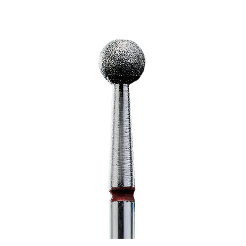 FA01R040 DIAMOND NAIL DRILL BIT, "BALL", RED | HB Tools