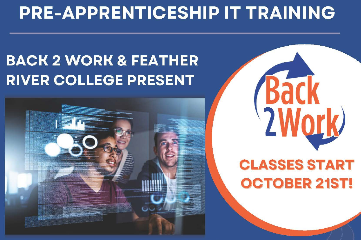 Back 2 Work Pre-Apprenticeship IT & Career Readiness Training ...