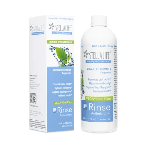 StellaLife® VEGA® Oral Care Antimicrobial Rinse | Myomadeeasy