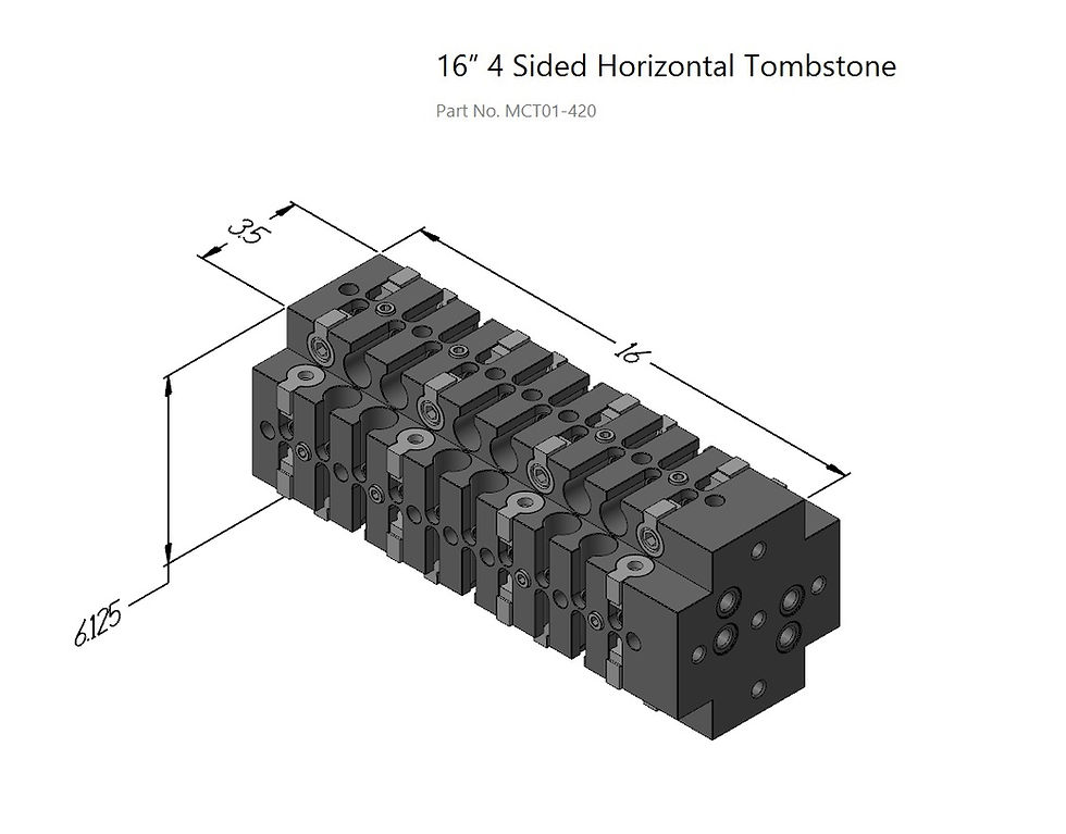 Tombstones | Techni-Grip | Precision CNC Machine