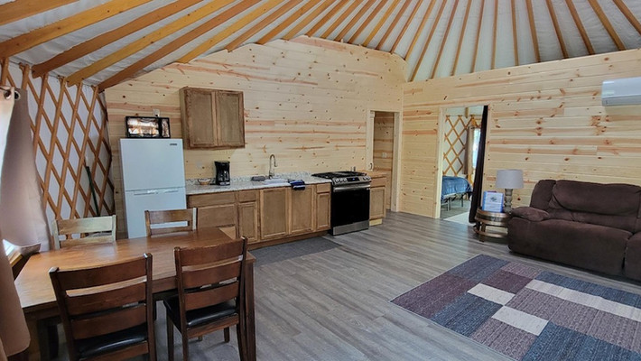 Falcon Luxury Yurt | The Narrows Family Resort