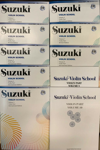 Suzuki Violin School Violin Part Vol. 1-10 Any One Book | Belle Melodie ...