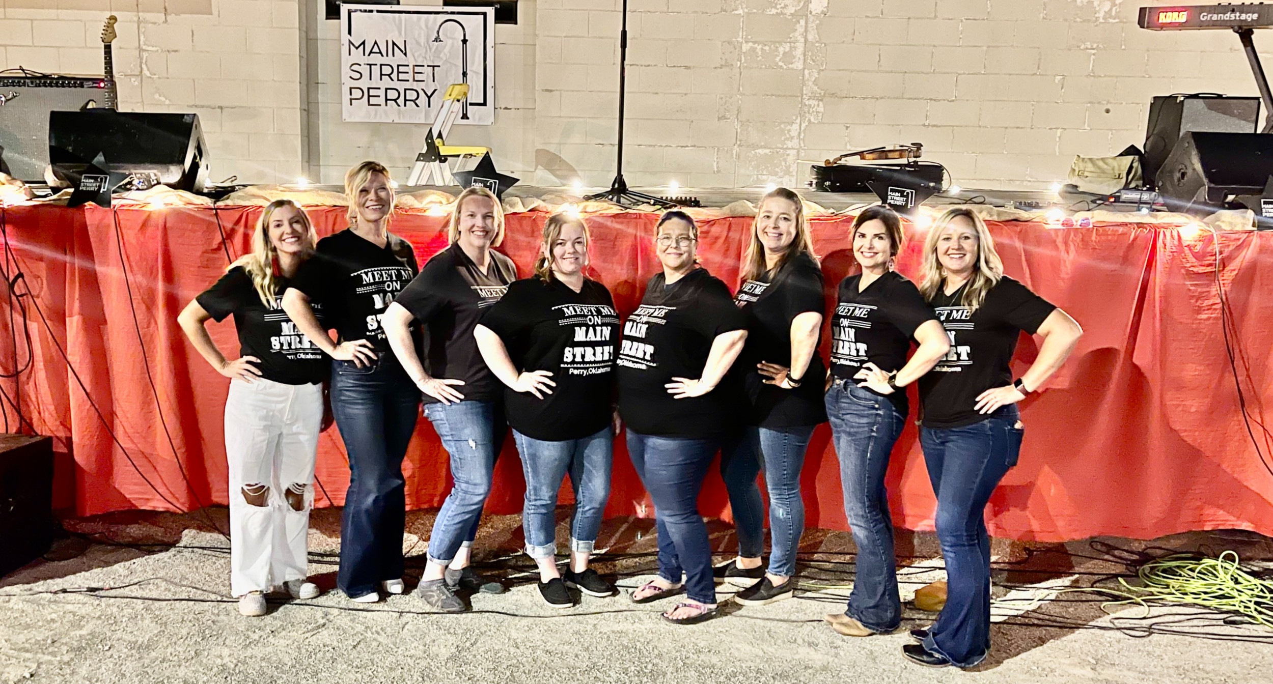 Volunteers for Main Street of Perry, Oklahoma