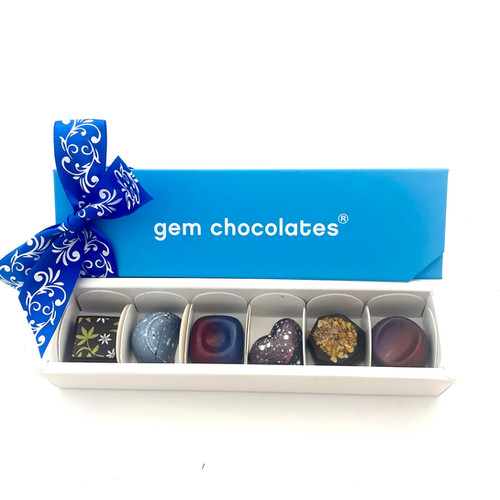6 Piece Gift Box | Gem Chocolates
