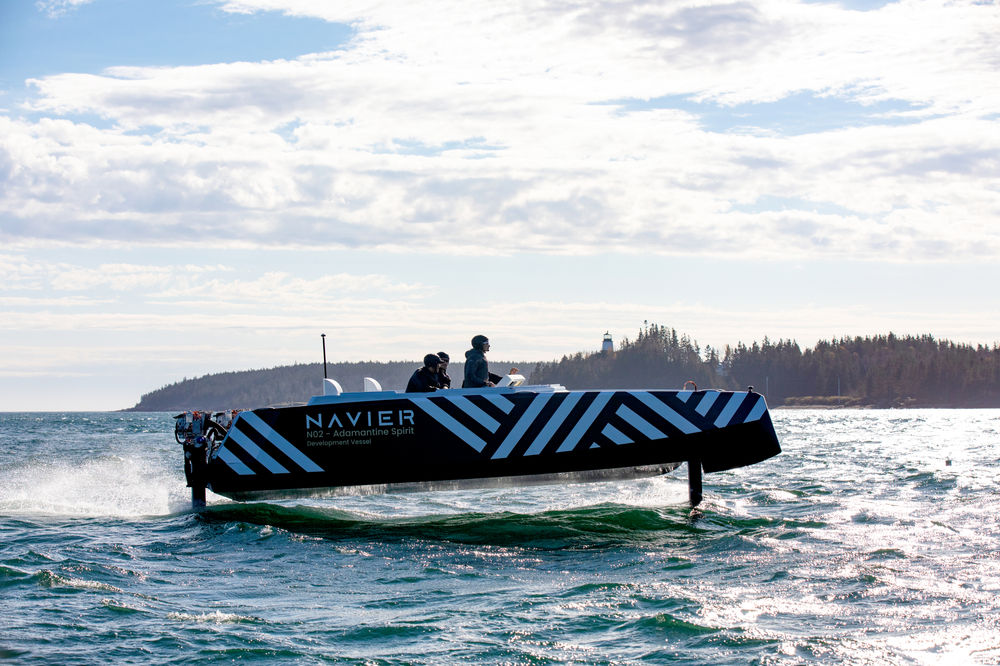 America’s First Fully Electric Hydrofoil Boat, Navier 30, Takes Flight ...