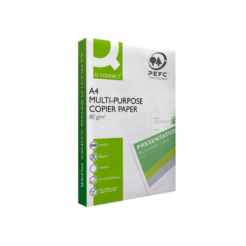 PAPEL CÓPIA A4 80 Gr Q-CONNECT RESMA 500 FOLHAS | MLGlobal Shop