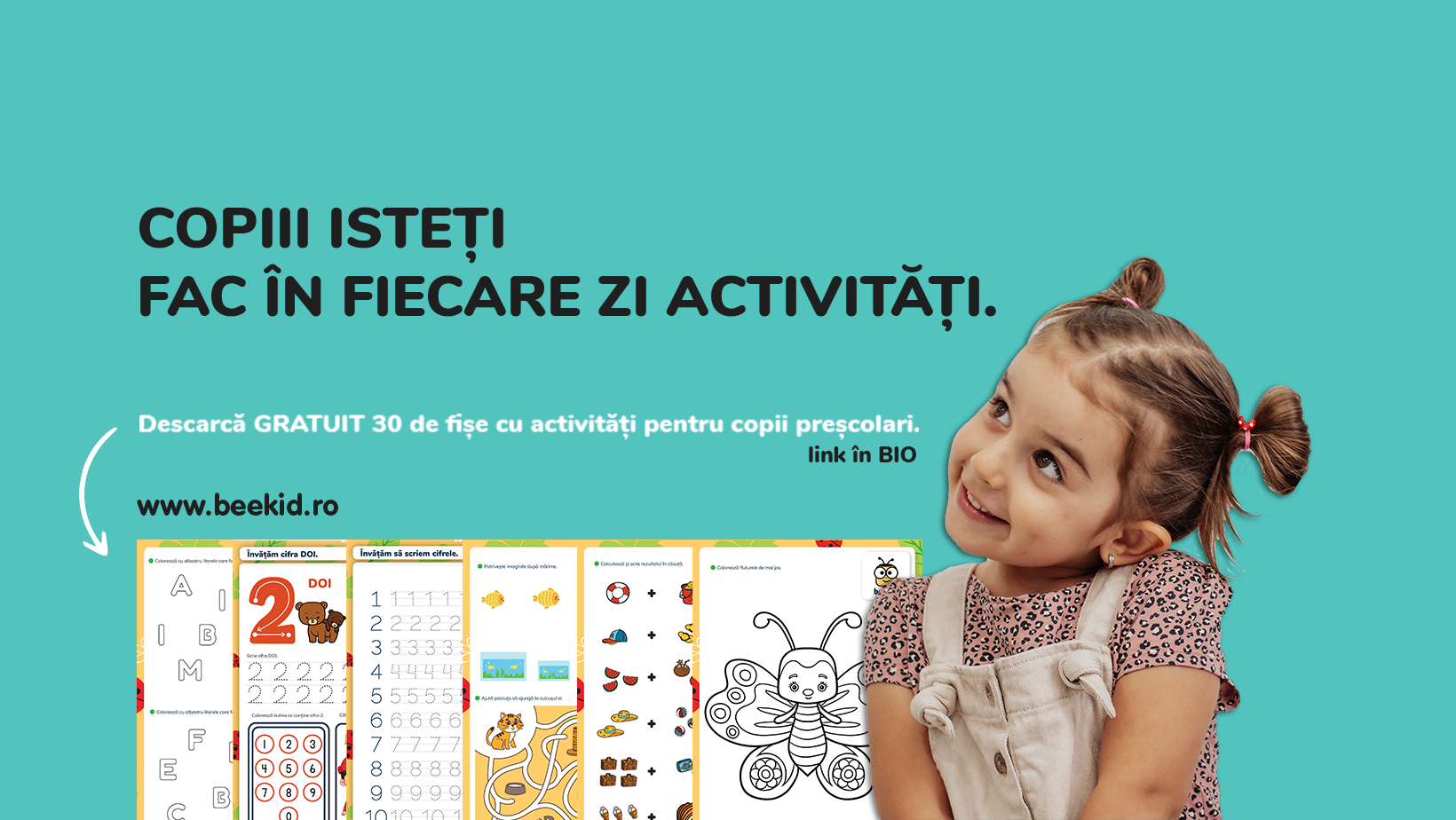 30 de fise cu activitati pentru copii 2-7ani
