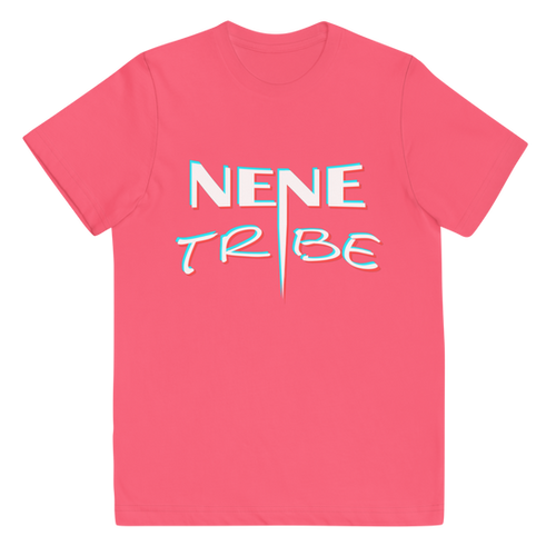 Youth "NENE TRIBE" Jersey T-Shirt (White Font) | nenelashiro