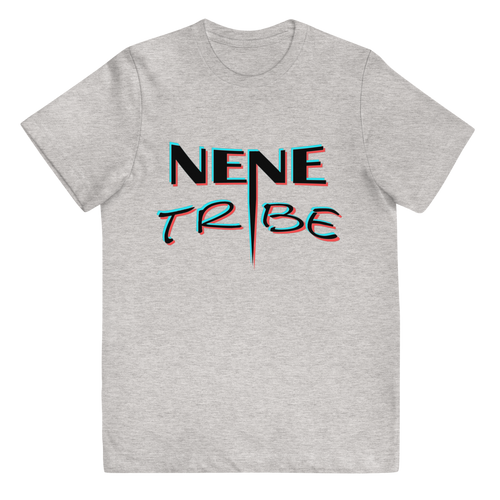Youth "NENE TRIBE" Jersey T-Shirt (Black Font) | nenelashiro