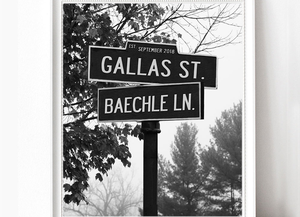 Street Sign Road Prints | SweetHarvestDesigns