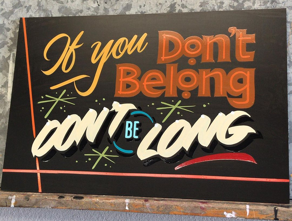 CUSTOM HAND PAINTED SIGNS | Smart Alex Hand Painted Signs ORANGE COUNTY ...