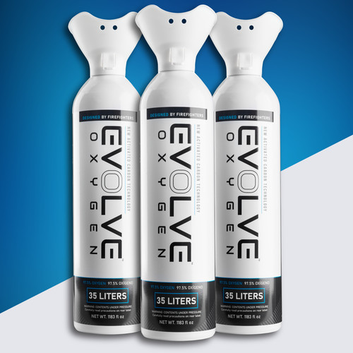 Evolve Oxygen 35 Liter - Inhaler Cup - 3 Pack | Evolve Oxygen USA