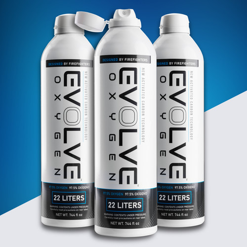 Evolve Oxygen 22 Liter - Flip Top - 3 Pack | Evolve Oxygen USA