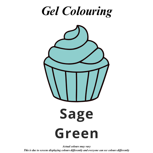 Sage Green Gel Colouring | Sunn Party Supplies