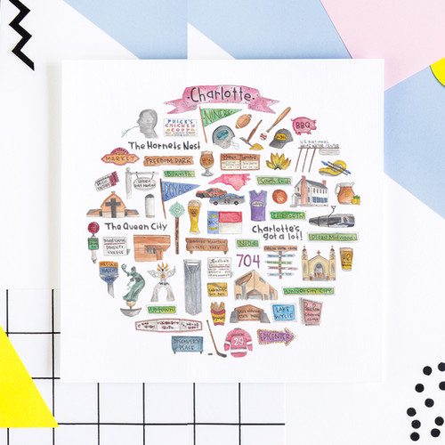 Charlotte Icon Watercolor