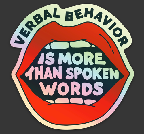 holograph verbal behavior | sticker | theSD.store