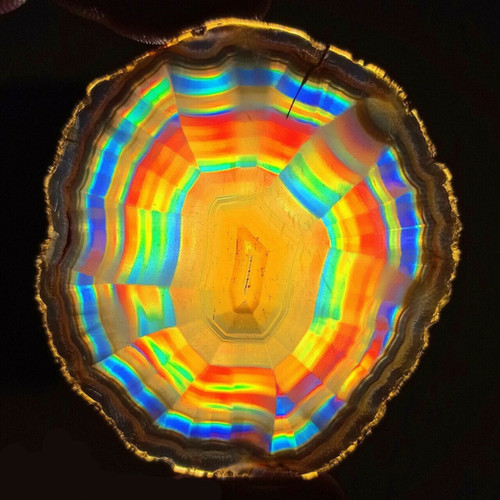 Rainbow Iris Agate 38.5ct | Magickal Gems