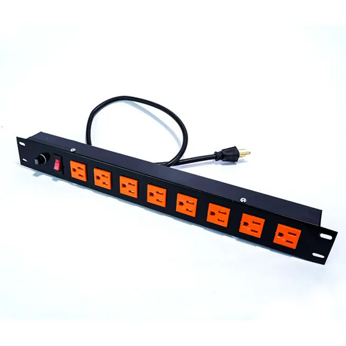 Multitoma Para Rack 8 Salidas Con Fusible | Solusistemas