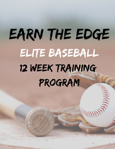 12 Week Elite Baseball Training | EARNtheEDGE Perform