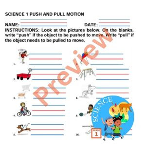 Science 1 Push and Pull Motion | Your Tutorial Center Philippines