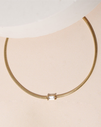 Oval Snake Chain Bracelet 9k Yellow Gold | Grace Fine Jewelry