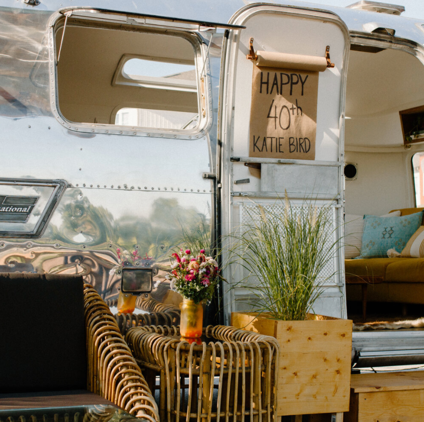Airstream Mobile Lounge Rental | Serradella Rentals