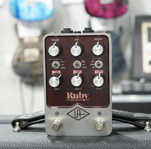 Universal Audio Ruby '63 Top Boost Amplifier Emulation Pedal | unisound