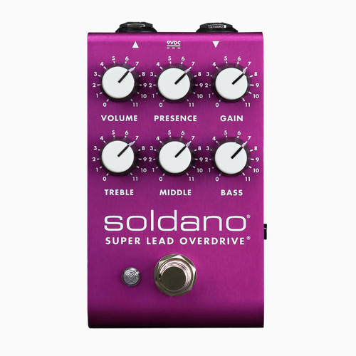 Soldano Super Lead Overdrive SLO Pedal – Custom Purple | unisound