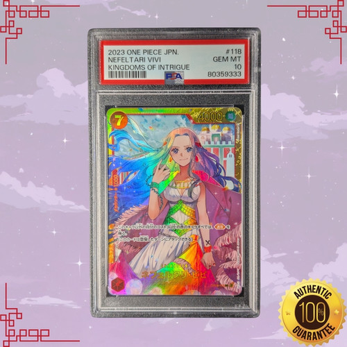 OP04-118 Nefeltari Vivi Japanese SEC PSA 10 | LaiLai's Cards