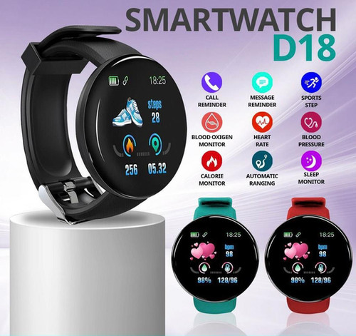 SmartWatch D18 variedad de colores | Palacio de Oro