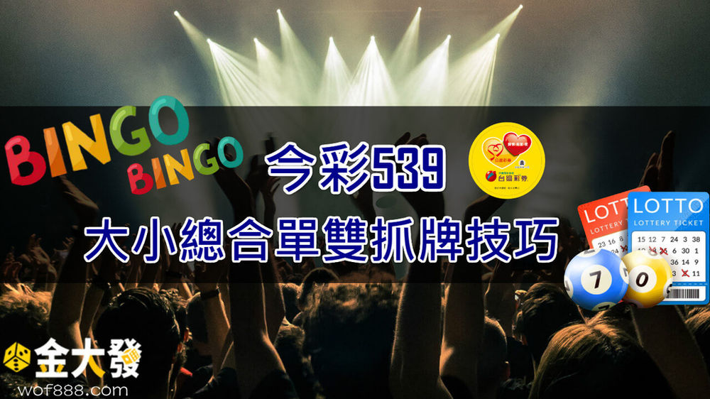 今彩│賓果Bingo、539大小總合單雙抓牌技巧!